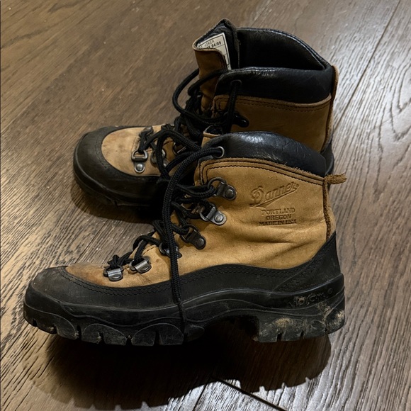 Danner | Shoes | Danner Tan And Black Outdoor Boots | Poshmark
